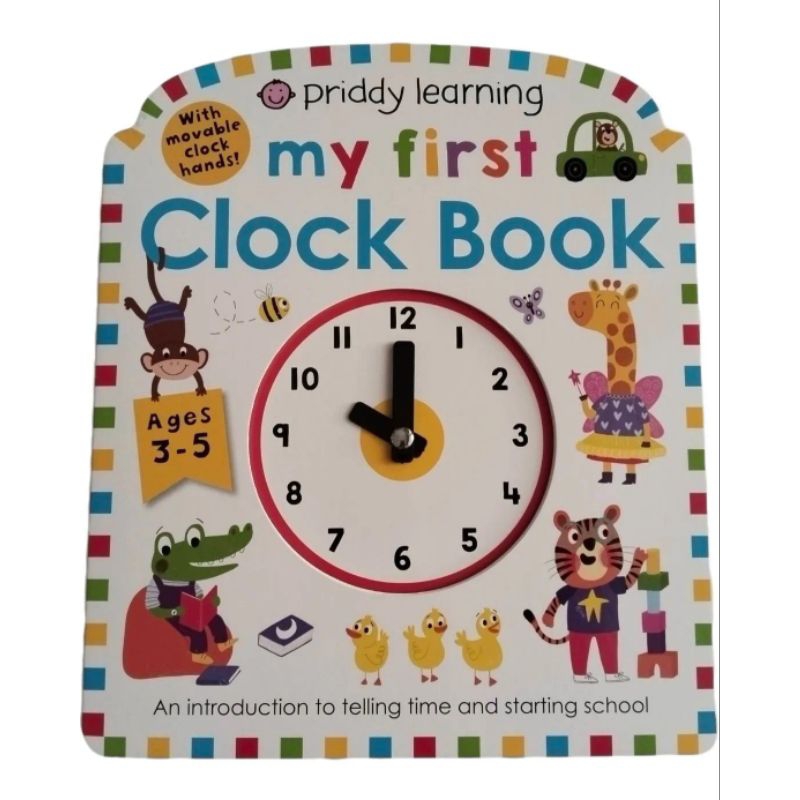 My First Clock Book with movable clock hands | Shopee Thailand