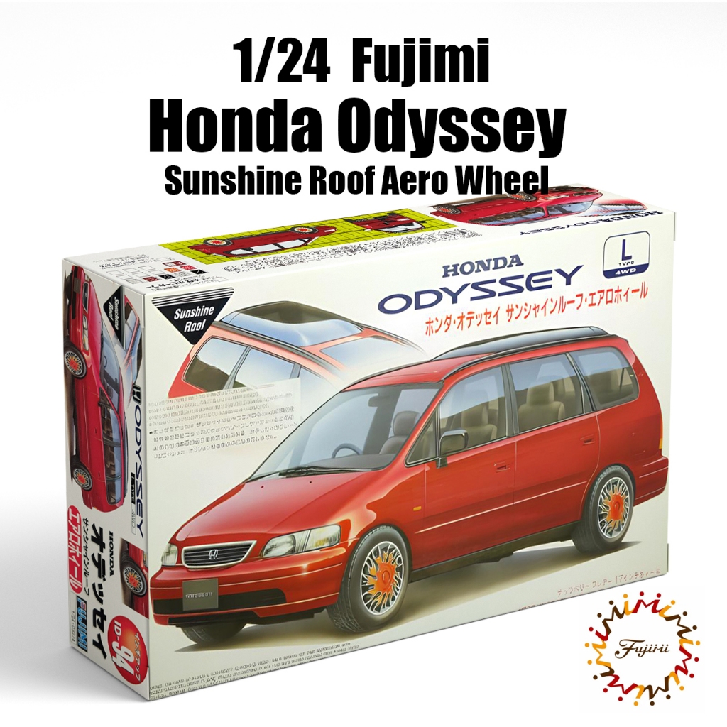 Fujimi 1/24 Honda Odyssey Sunshine Roof Aero Wheel (มือสอง, หายาก) | Shopee Thailand