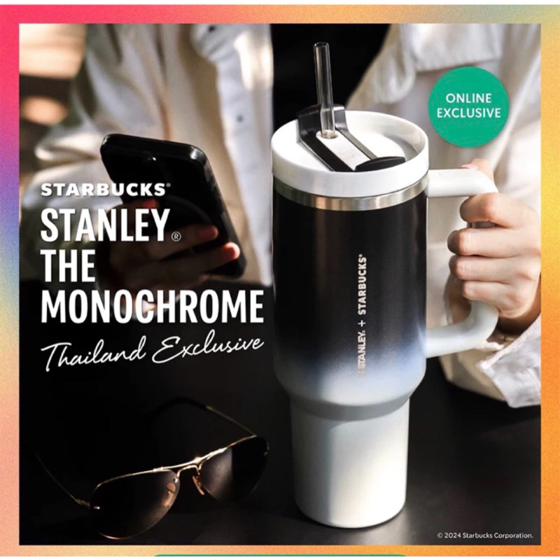 [พร้อมส่ง/ส่งไว/ฟรีถุงผ้า] Starbucks Stainless Steel Stanley Gradient ...