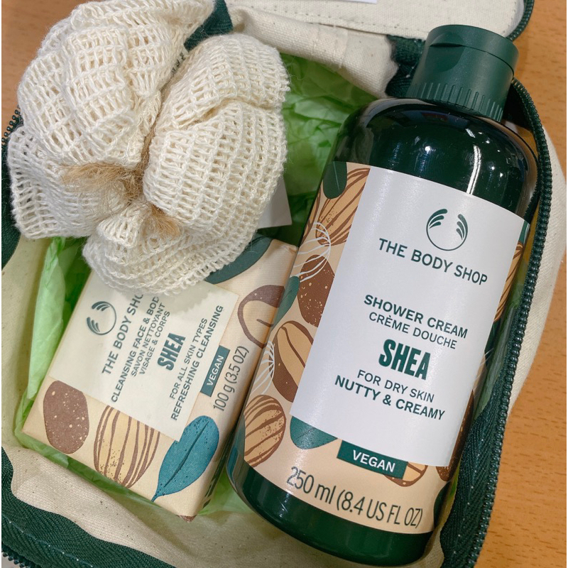 เซ็ตสบู่ และครีมอาบน้ำ The body shop Shea 2 ชิ้น | Shopee Thailand