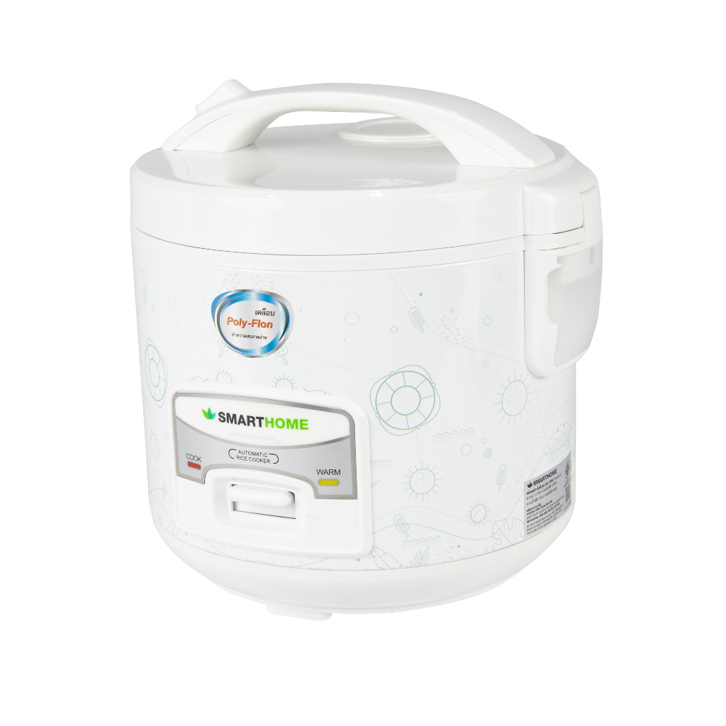 SMART HOME RICE COOKER หม้อหุงข้าวเคลือบเทปล่อน หม้อหุงข้าวอุ่นทิพย์ ...