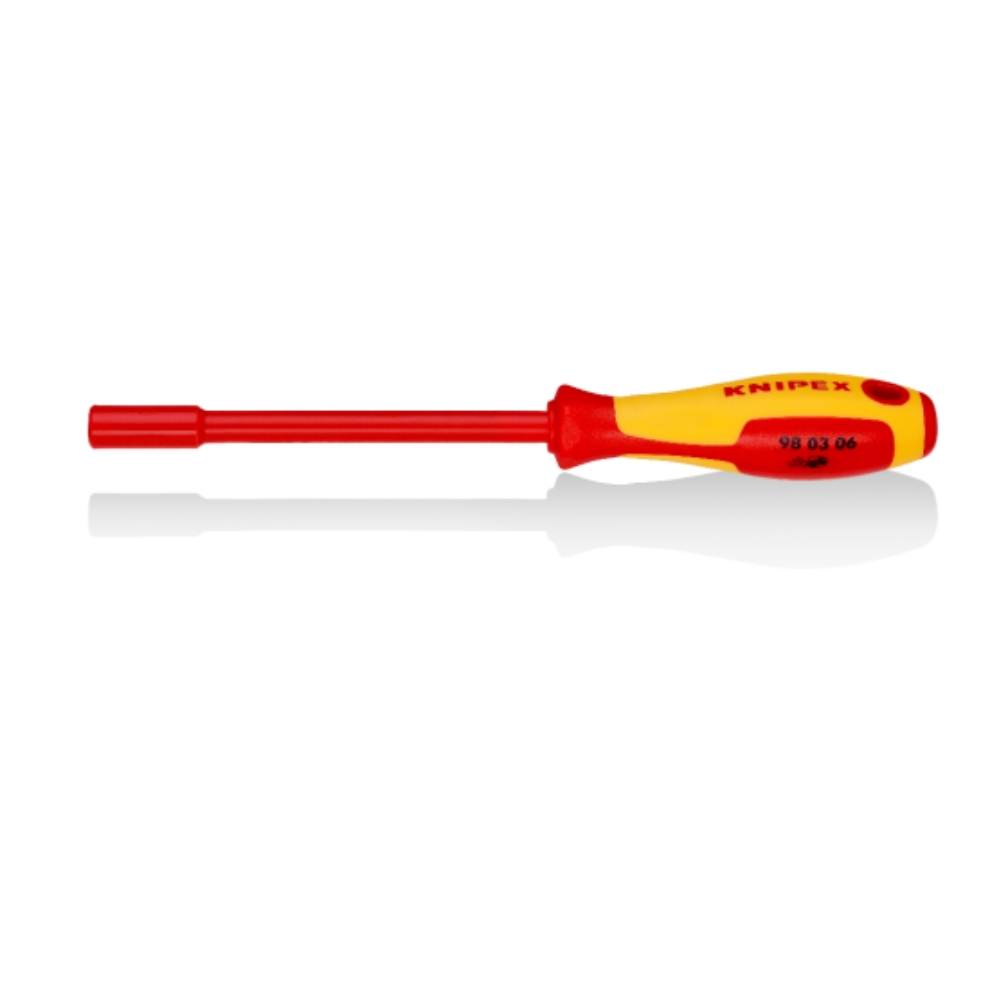 ไขควงน็อต KNIPEX NO.98 03 06 Nut Drivers, with screwdriver handle ...