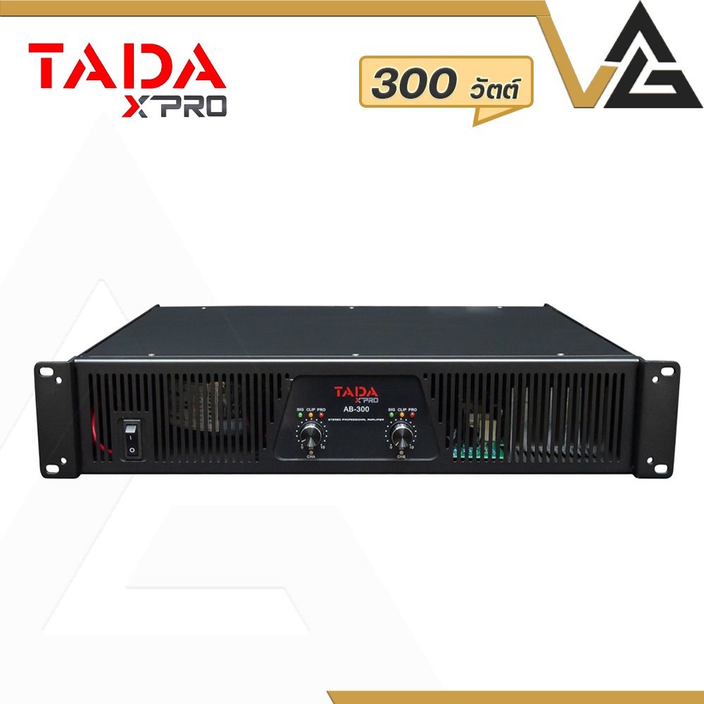 TADA AB300 เพาเวอร์แอมป์ หม้อแปลง Toroidal Amplifier แอมป์ ขยายเสียง 300W คลาส AB ครอสโอเวอร์ ใน ...