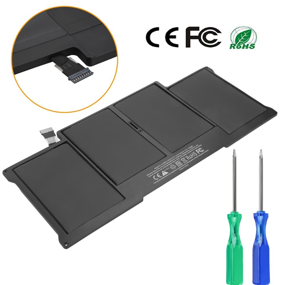 แล็ปท็อป A1405 A1496 A1377แบตเตอรี่7.6V 55Wh สำหรับ Apple MacBook Air ...