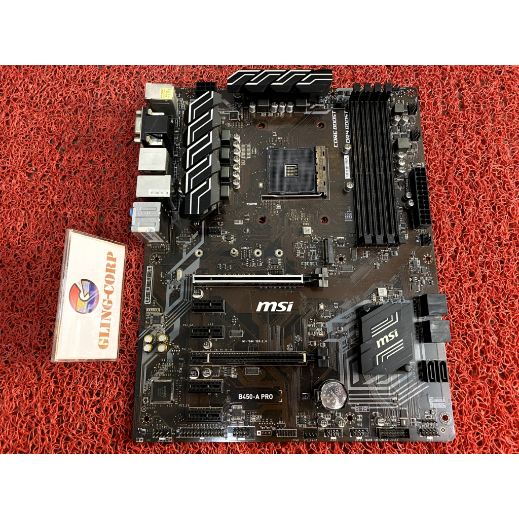 MAINBOARD AMD AM4 MSI 400S RAM 4 SLOT - หลายรุ่น / B450 / | Shopee Thailand