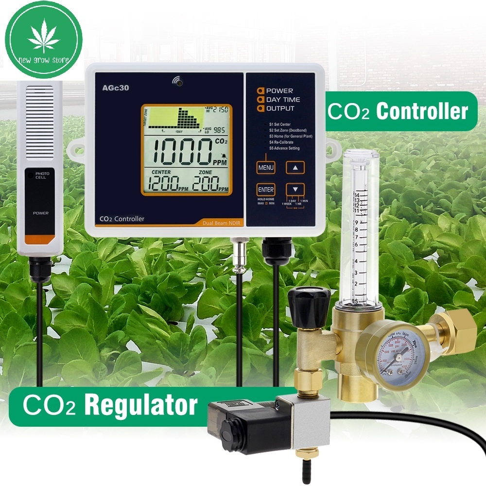 ใหม่ Co2 Controller เครื่องวัดและควบคุมก๊าซคาร์บอนไดออกไซด์ CO2 Monitor ...