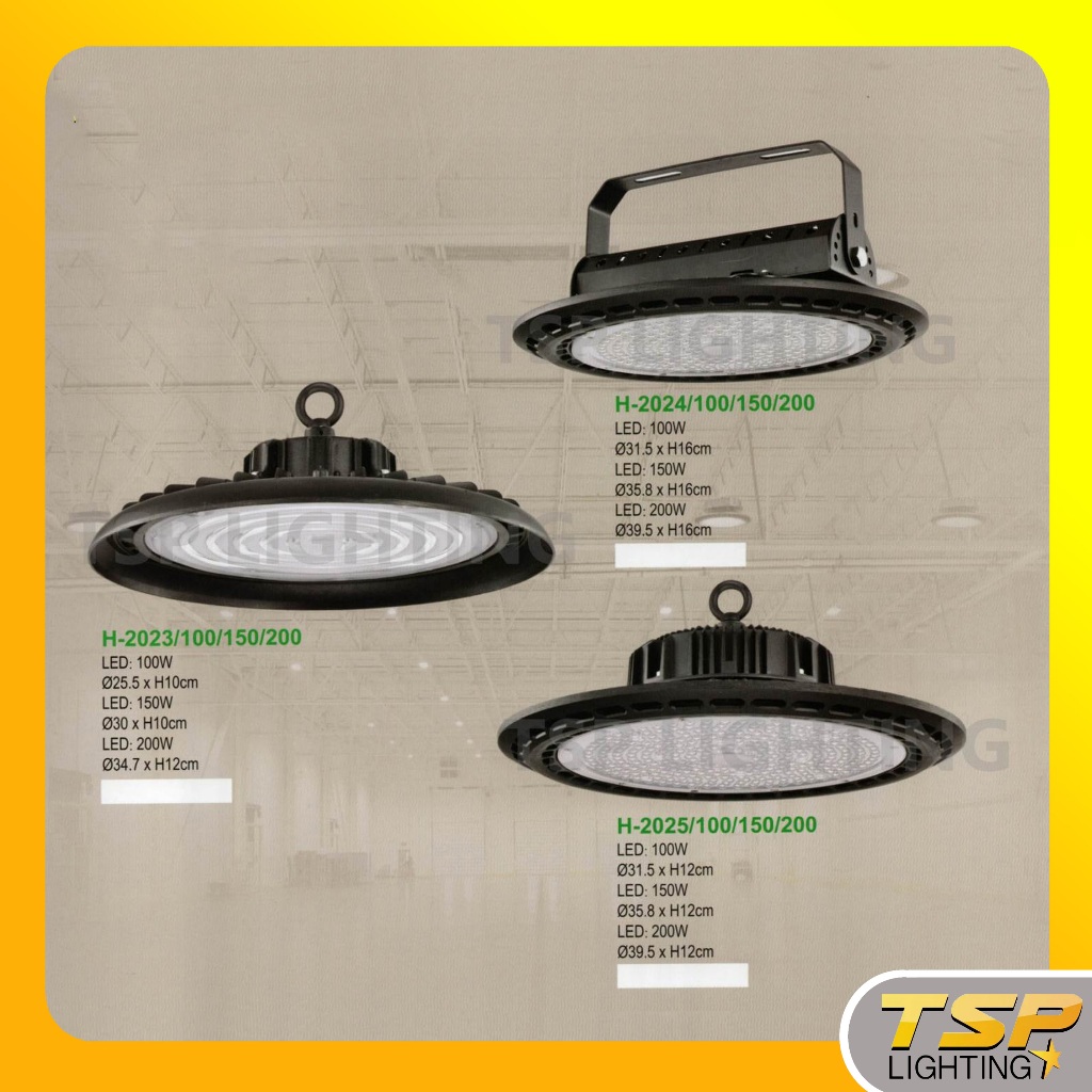 TSP Lighting │ down light โคมฝาชีไฮเบย์ | Shopee Thailand