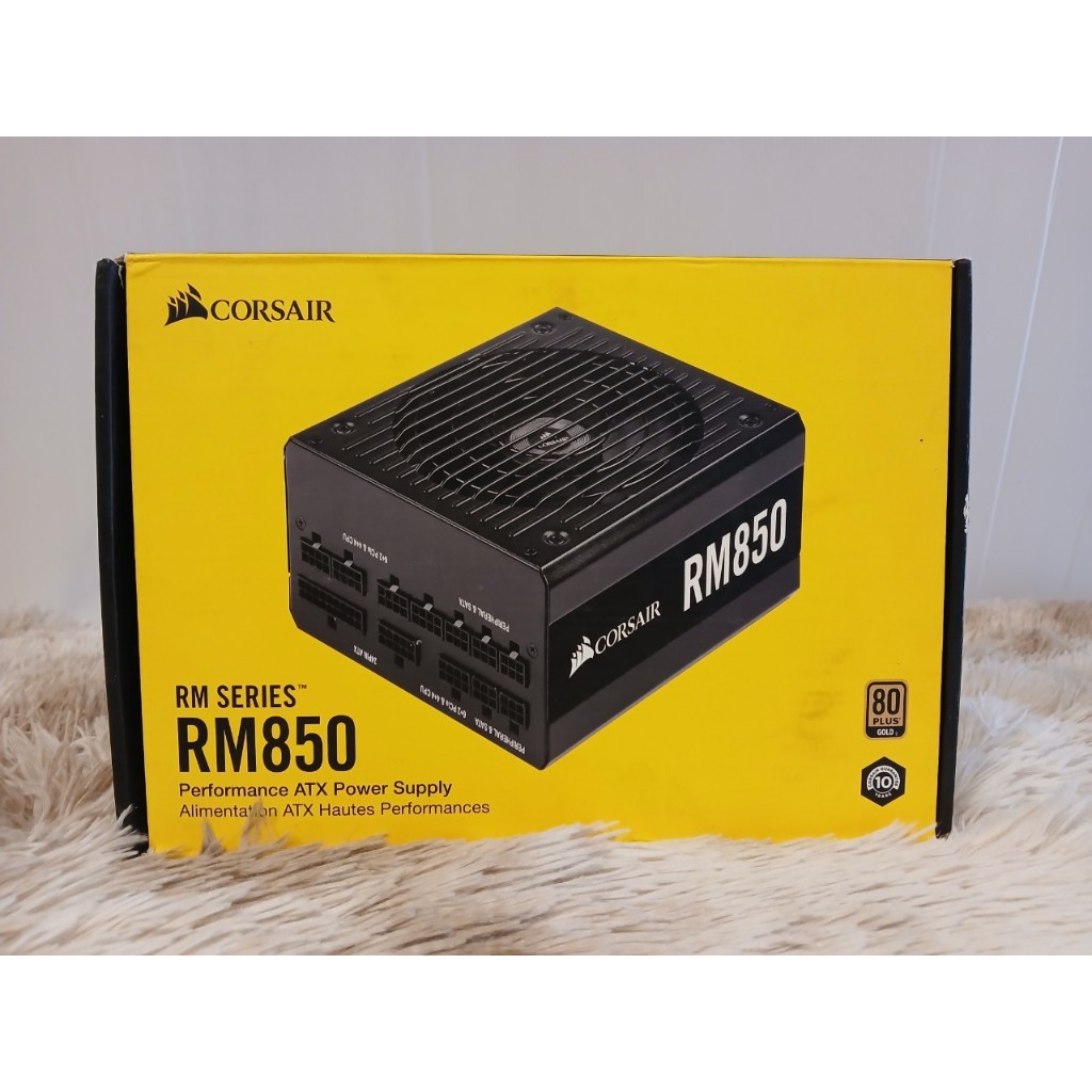 POWER SUPPLY (อุปกรณ์จ่ายไฟ) CORSAIR RM850 - 850W 80 PLUS GOLD | Shopee ...