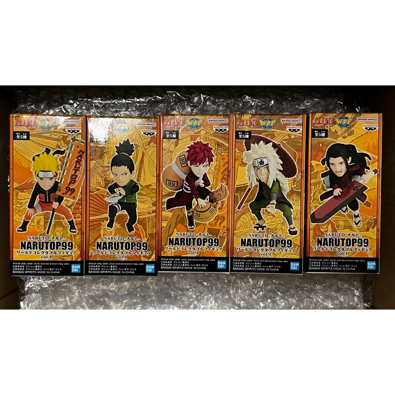 NARUTO NARUTOP99 WORLD COLLECTABLE FIGURE VOL.2 - SET - 5 ขายแยกตัว ...