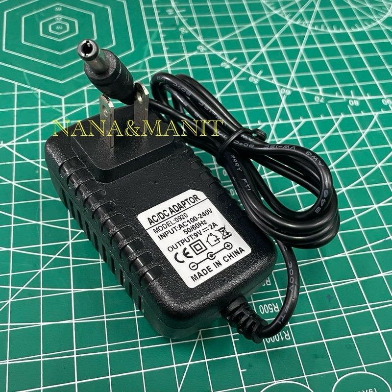 ADAPTOR AC/DC 9V 2A (แอมป์เต็ม )บวกใน ลบนอก รู 2.1/2.5mm | Shopee Thailand