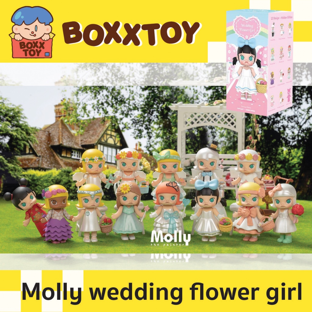 🌈 หายาก 🌈 Molly wedding flower girl Blind Box กล่องสุ่ม art toys ค่าย ...