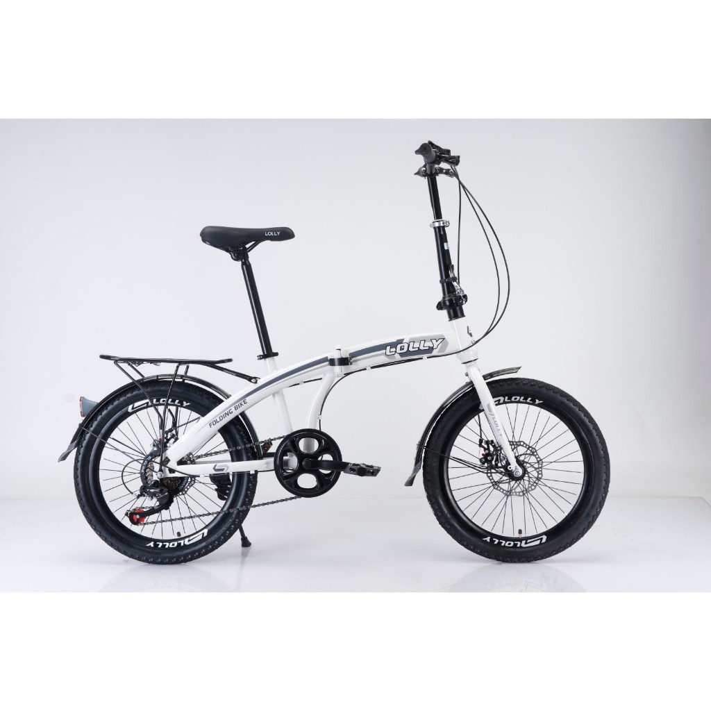 จักรยานพับได้ มีเกียร์ LOLLY 20 นิ้ว รุ่น FOLD 20 | Shopee Thailand