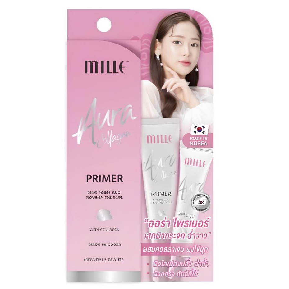 ถูก/แท้/มีไลฟ์ (หลอด) Primer Mille ไพรเมอร์ มิลเล่ Sunscreen Primer กัน ...