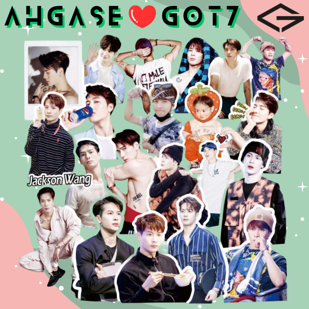 พร้อมส่ง Sticker Jackson Wang GOT7 สติ๊กเกอร์แจ็คสัน หวัง ไดคัท 56 ชิ้น ...