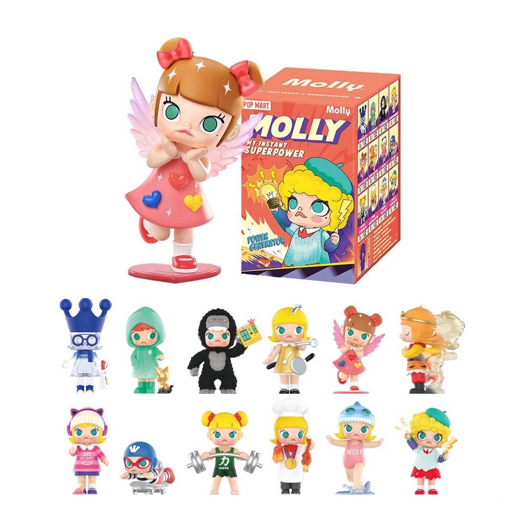 โมเดลฟิกเกอร์ MOLLY My Instant SUPER POWER สุ่ม 1 กล่อง [ของแท้100% ...