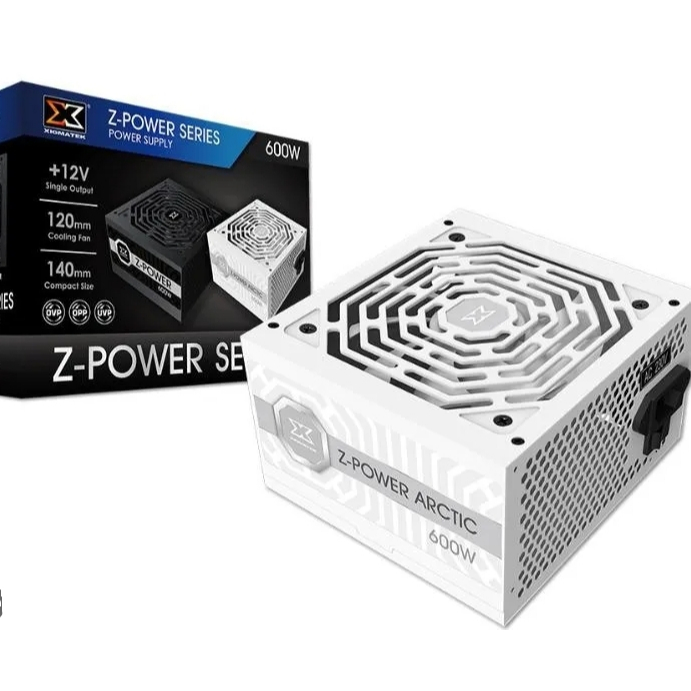 POWER SUPPLY (อุปกรณ์จ่ายไฟ) XIGMATEK Z-POWER SERIES 600W มี 2 สี ขาว ดำ สินค้ารับประกัน 5ปี ...