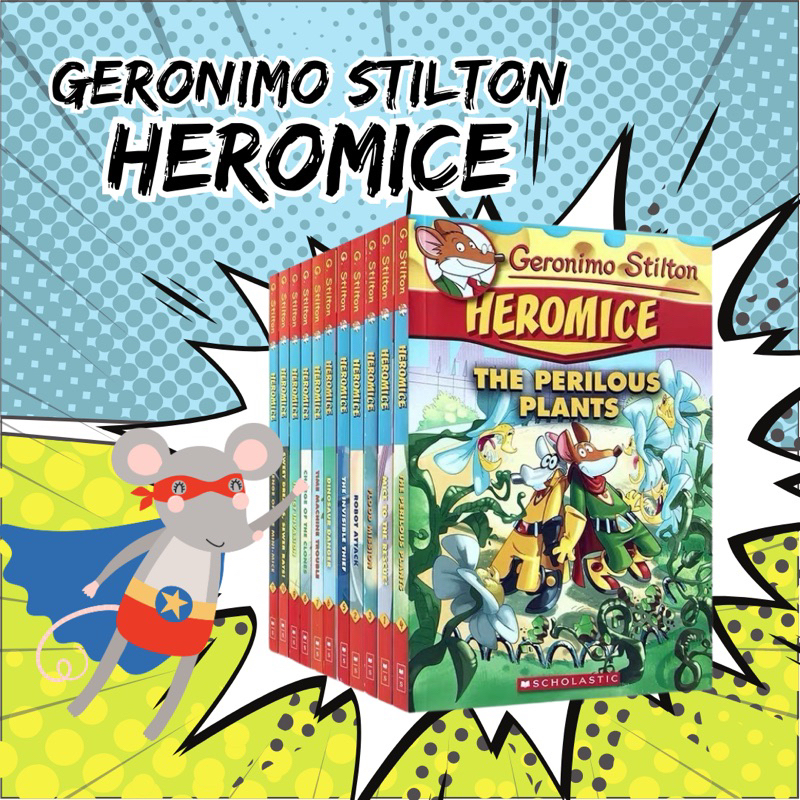 Geronimo Stilton : Heromice Series หนังสือภาษาอังกฤษ Chapter book comic ...