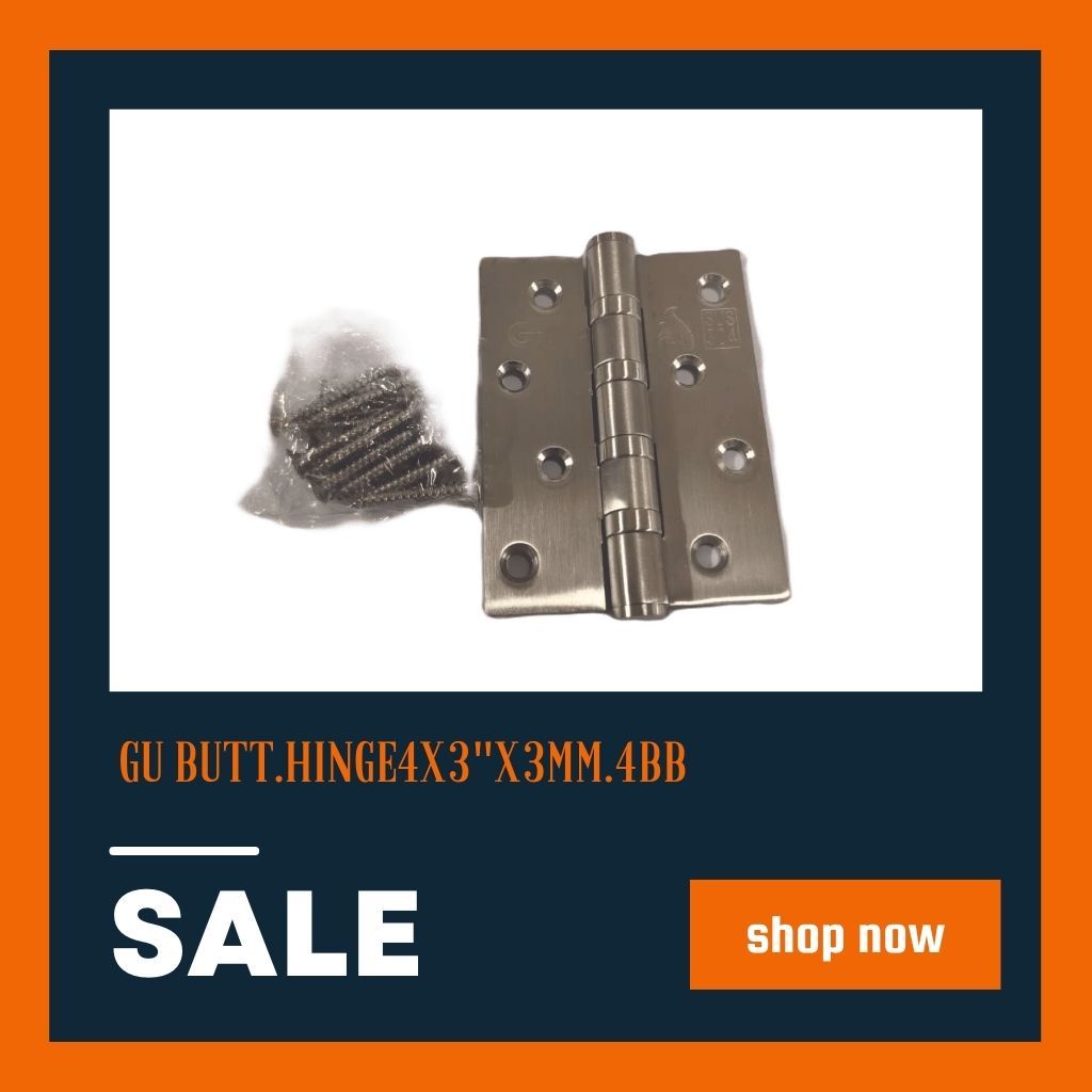 บานพับผีเสื้อ L-15206-102 GU Butt.hinge4x3"x3mm.4BB | Shopee Thailand