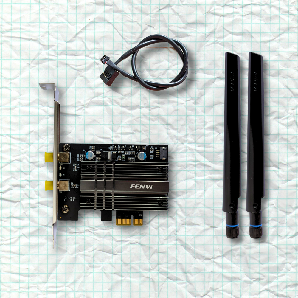 การ์ด WiFi AX210 PCIe Kit WiFi 6E 2.4/5/6Ghz Bluetooth 5.3 For Windows ...