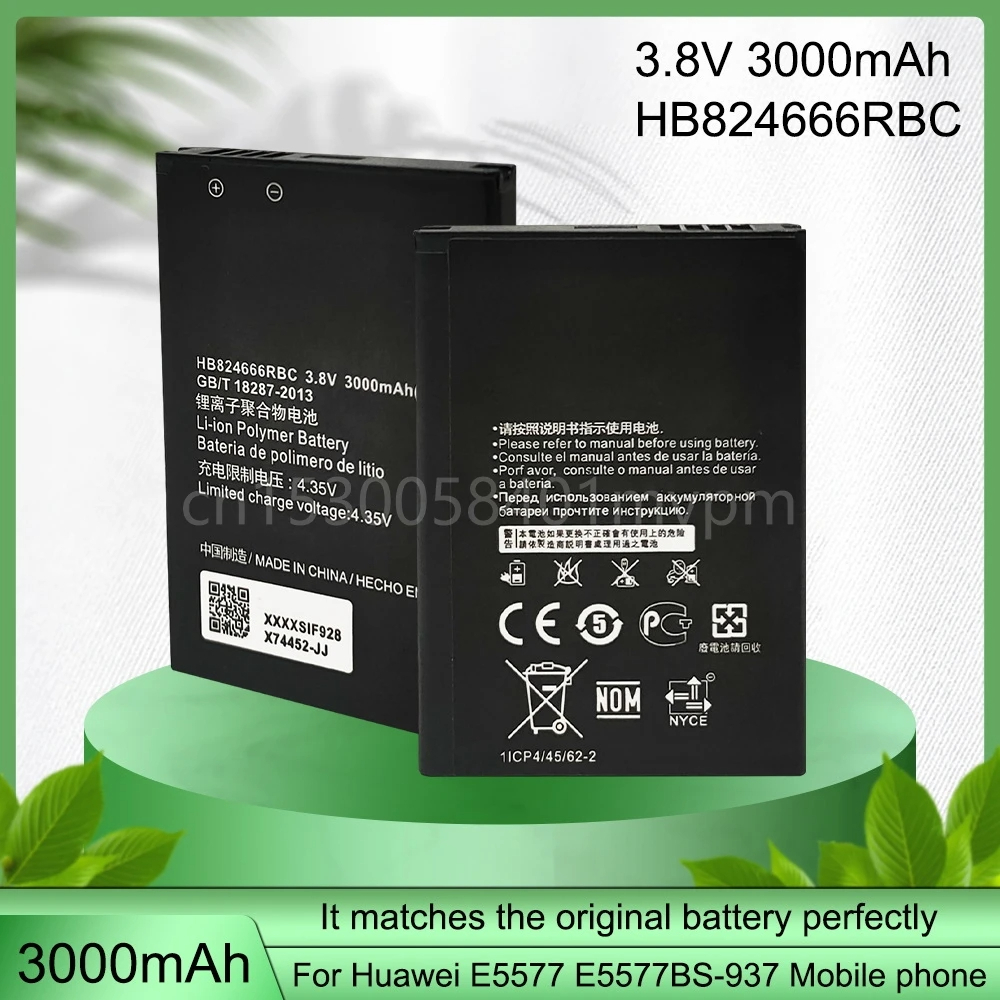 แบตเตอรี่ แท้ HB824666RBC Huawei E5577 EBS-937เราเตอร์ WiFi ความจุของ ...
