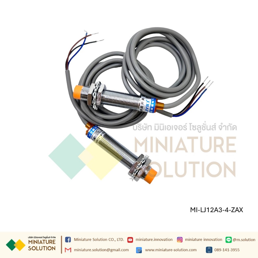 BERM LJ12A3-4-Z/AX (NPN NC) Inductive Proximity Sensor Detection Switch DC 6-36V | Shopee Thailand