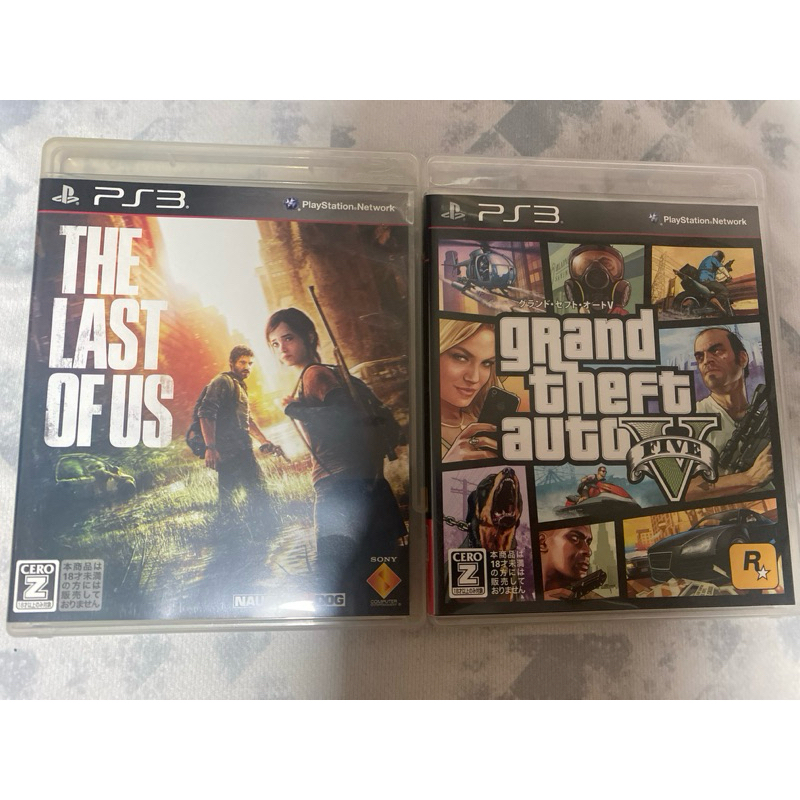 แผ่น ps3 GTA V + the last of us 2เกมส์389บาท | Shopee Thailand