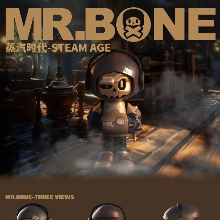 gachabox Mr Bone Mini 002 Time Travel Series by Mytoy แบบสุ่ม พร้อมส่ง ...