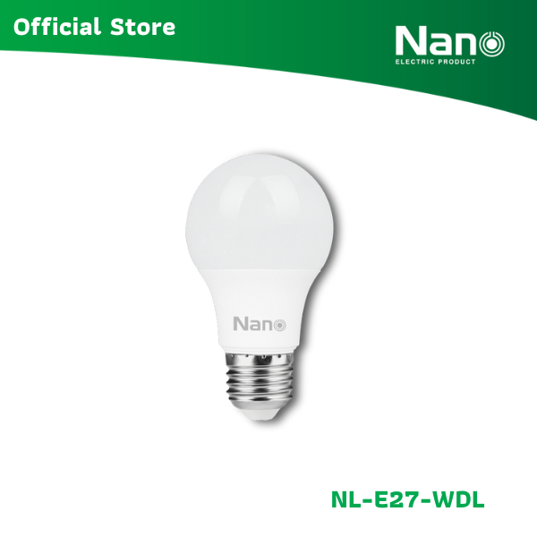 NANO LED Bulb หลอดประหยัดไฟแอลอีดี ขั้ว E27 (1ชิ้น/กล่อง) รุ่น NL-E27 ...