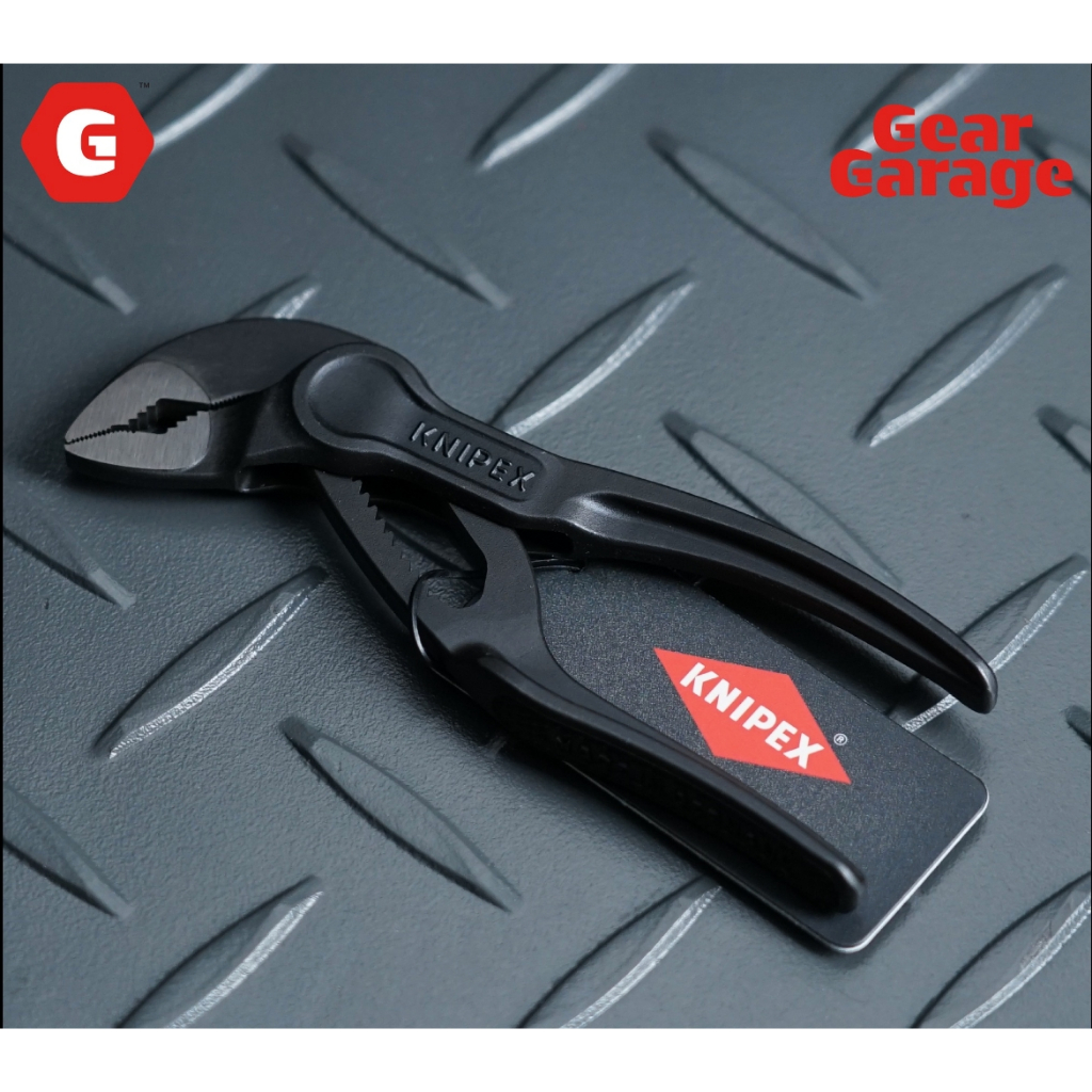 คีมถอดปั๊มน้ำ แบบพกพา KNIPEX NO.87 00 100 Hightech-Wasserpumpenzange CobraÂ® XS Factory Gear By ...