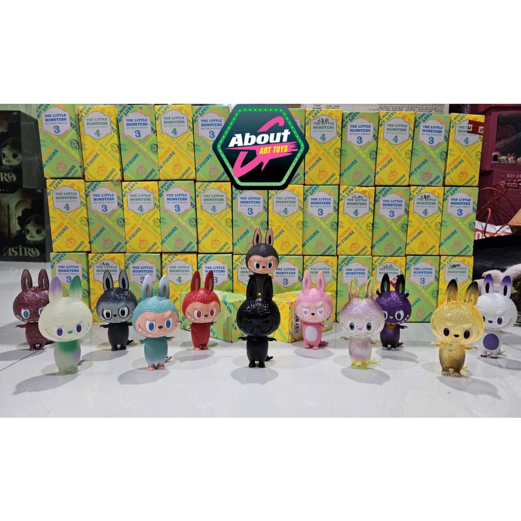 พร้อมส่ง The Little Monsters V.3 V.4 Zimomo Labubu Mini ของแท้ By ...