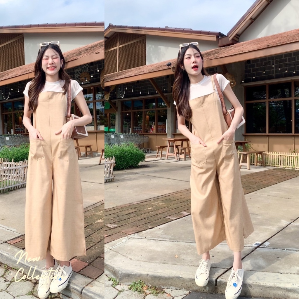 เอี๊ยม Labuu เอี๊ยมผ้าสลาฟลินิน สายปรับได้ มีกระเป๋าหน้าสองข้าง ตัว ...
