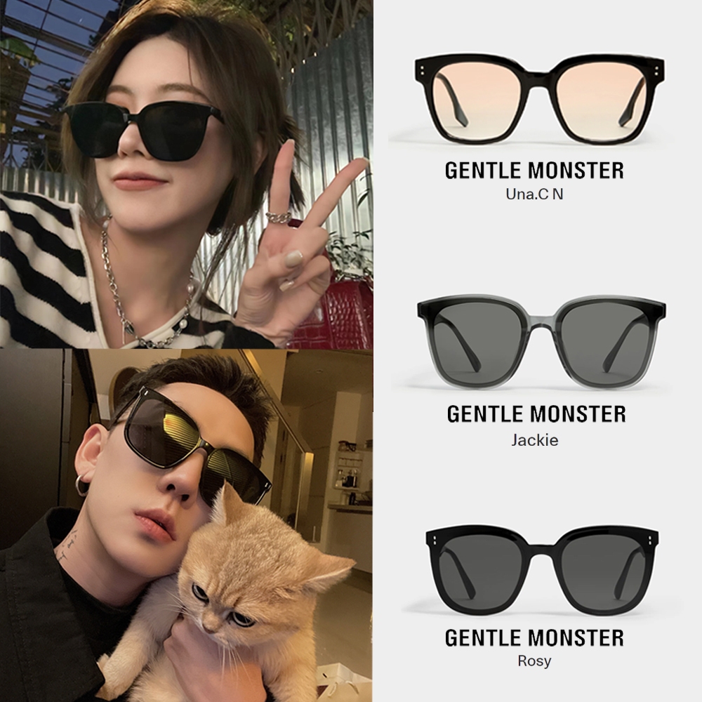 2024 New Gentle Monster แท้ แว่นกันแดด แว่นเกาหลี เลนส์โพลาไรซ์. | Shopee Thailand