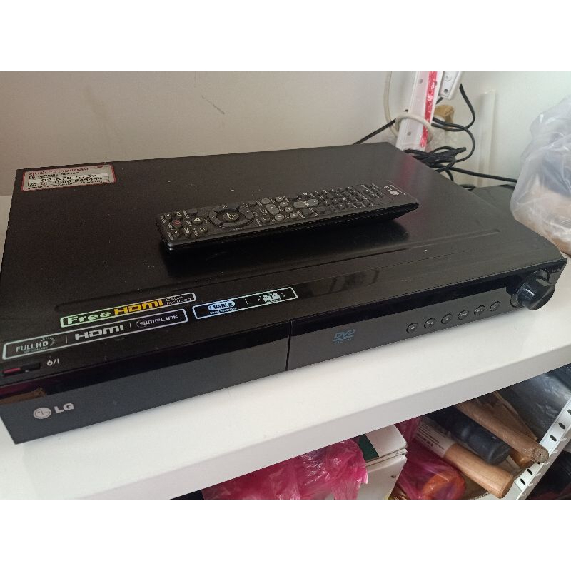 เครื่องเล่น LG DVD Home Theater รุ่นใหญ่(มีเฉพาะตัวเครื่อง+รีโมท) อ่านแผ่น DVD CD ได้รวดเร็ว มี ...