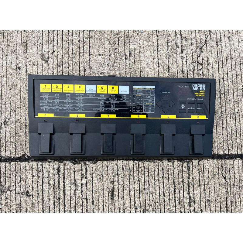 bass multiple effects Boss รุ่น ME-6B มือสอง | Shopee Thailand