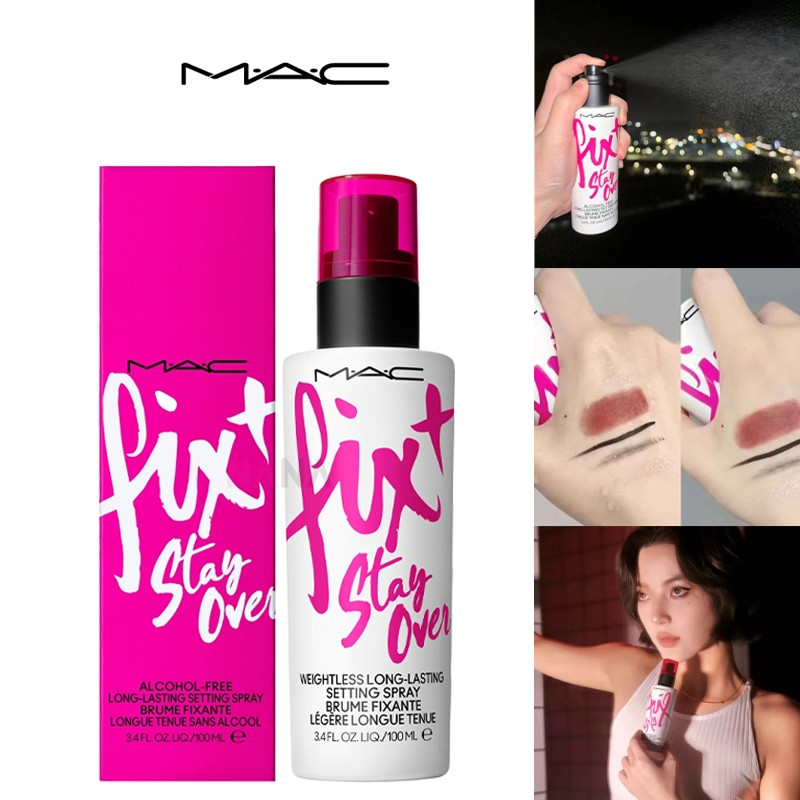 [ใหม่] MAC Fix + Stay Over Long-Lasting Setting Spray 100ml สเปรย์ล็อค ...