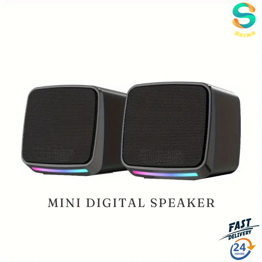 ลำโพงมินิ E-1078 สำหรับคอมพิวเตอร์ โน๊ตบุ๊ค แท็บเล็ต มือถือ MINI DIGITAL Speaker HiFi | Shopee ...