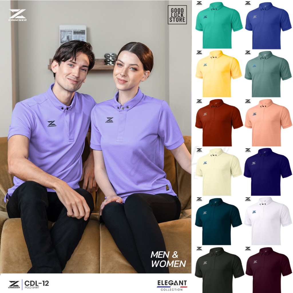 เสื้อโปโล Cadenza (คาเดนซ่า) รุ่น CDL-12 CDZ-EXTRA SOFT - (SET3 ...