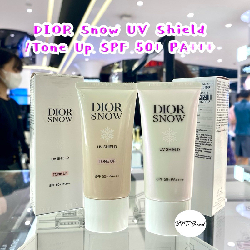 💥ใช้โค้ดลดเพิ่ม 200.-💥(แท้ 100% จาก King Power) Dior snow UV Shield Tone Up SPF 50+ PA+++ ปี ...