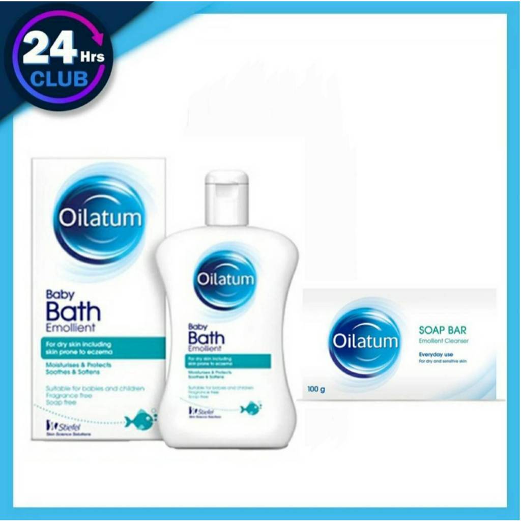 OILATUM BABY BATH EMOLLIENT 150ML // Oilatum Soap Bar 100 g. สบู่ก้อน ...