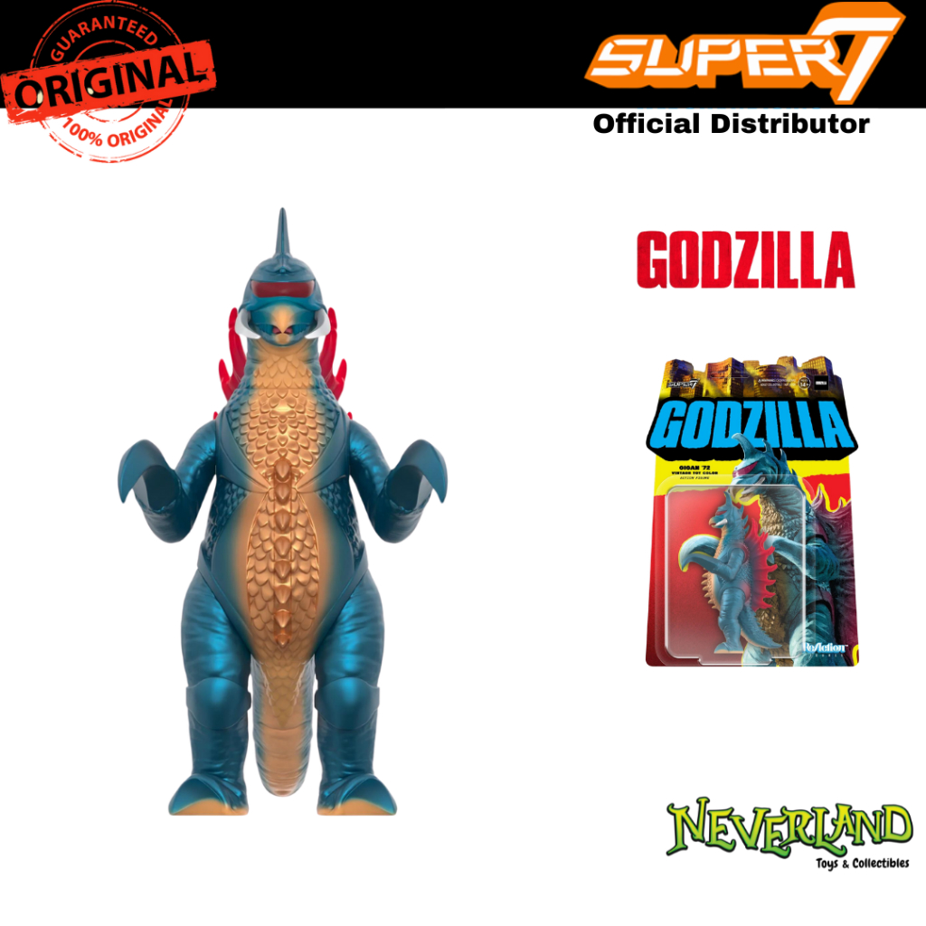 Super7 Toho Godzilla Gigan (Toy Recolor Version) ReAction Figure ...
