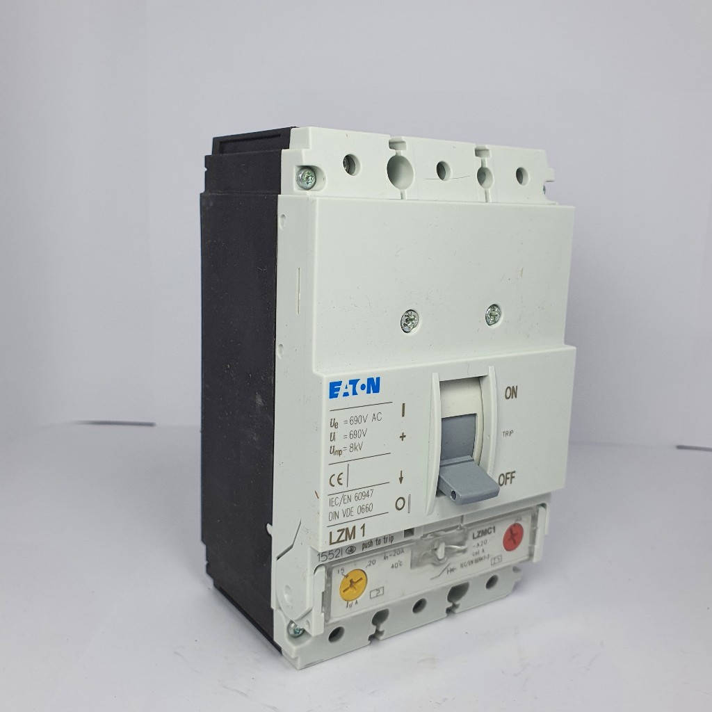 MCB 3P 16-20AT/160AF 36KA รุ่นLZMC1-A20 ยี่ห้อEATON | Shopee Thailand