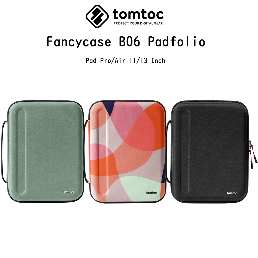Tomtoc Fancycase B06 Padfolio กระเป๋าถือกันกระแทกเกรดพรีเมี่ยม สำหรับ iPad Pro /11/13 Tablet ...