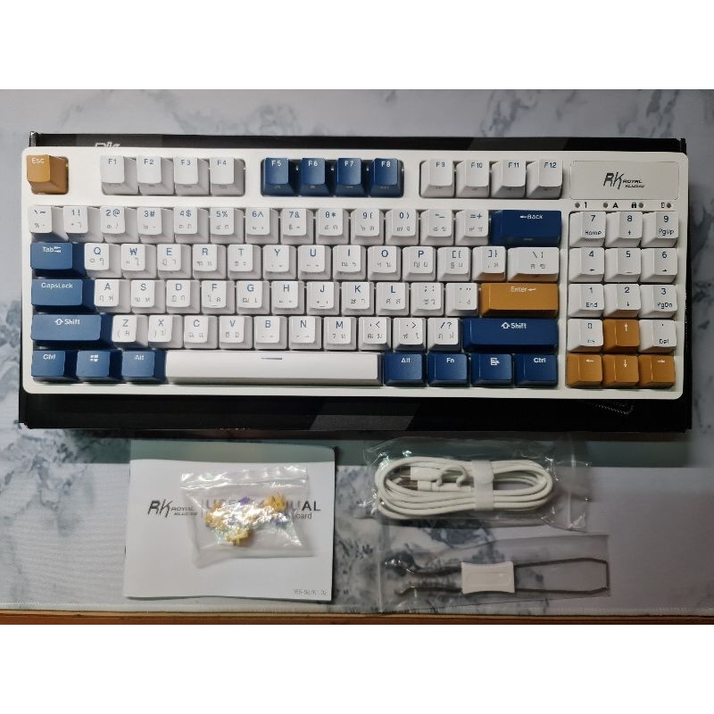 Royal Kludge RK89 (Lemon switch EN/TH) คีย์บอร์ดไร้สาย สภาพใหม่มาก ...