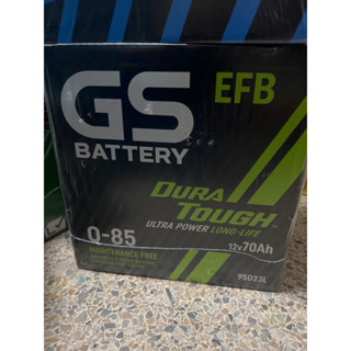แบต GS รุ่น Q-85 Start-Stop GS Battery Q85 (95D23L) แบตเตอรี่รถยนต์ GS แห้งพร้อมใช้ แบต GS Q85 ...