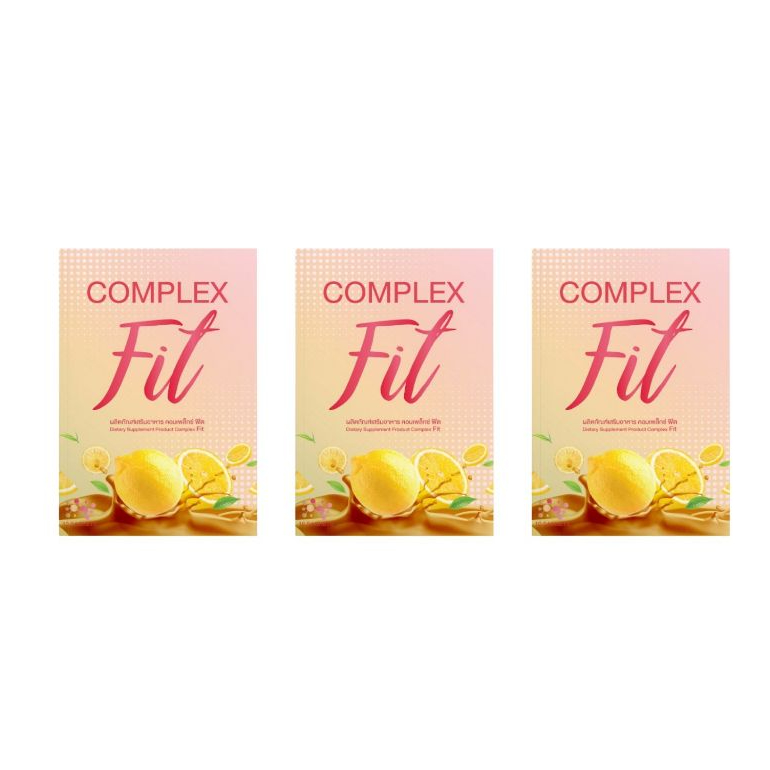 Complex Fit รสชามะนาว ผลิตภัณฑ์เสริมอาหาร รวมวิตามินผิว และกระชับ ...