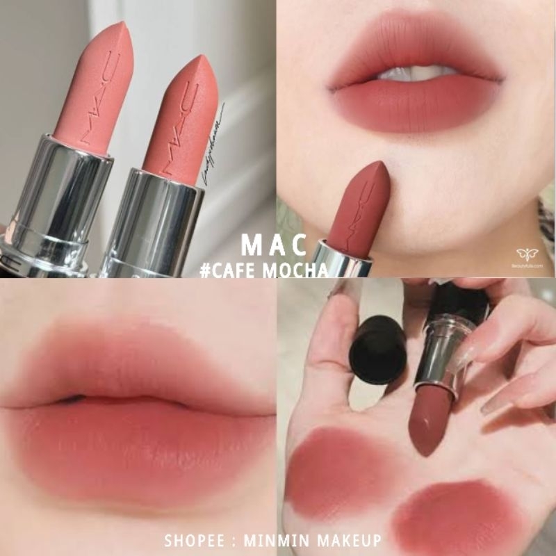 แท้💯ลิปแมครุ่นใหม่ล่าสุดM·A·CXIMAL SILKY MATTE LIPSTICKสี CAFE MOCHAแบ่งขายสำหรับทดลอง | Shopee ...