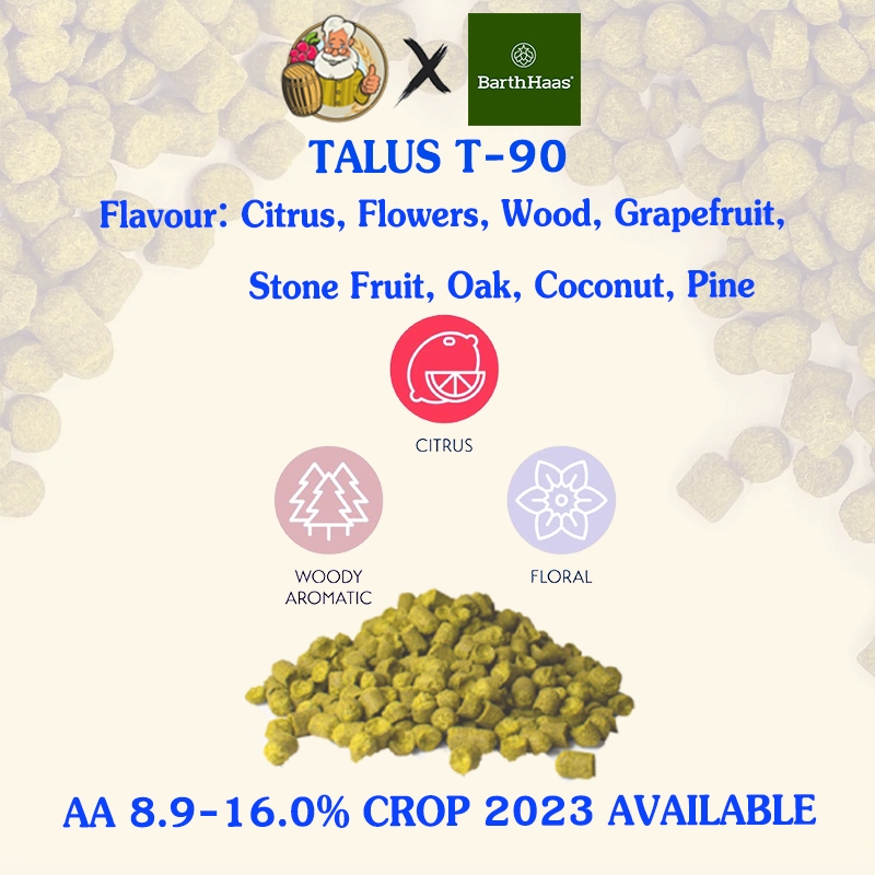 ทาลัส ฮอปส์ Talus Hops (HBC 692) PELLET HOPS (T90) Crop Year 2023 hops ...