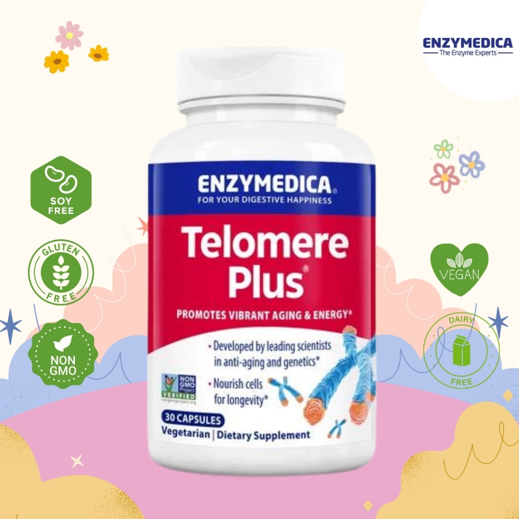 Enzymedica Telomere Plus™ with Telomerin® Blend - 30 Capsules | Shopee Thailand