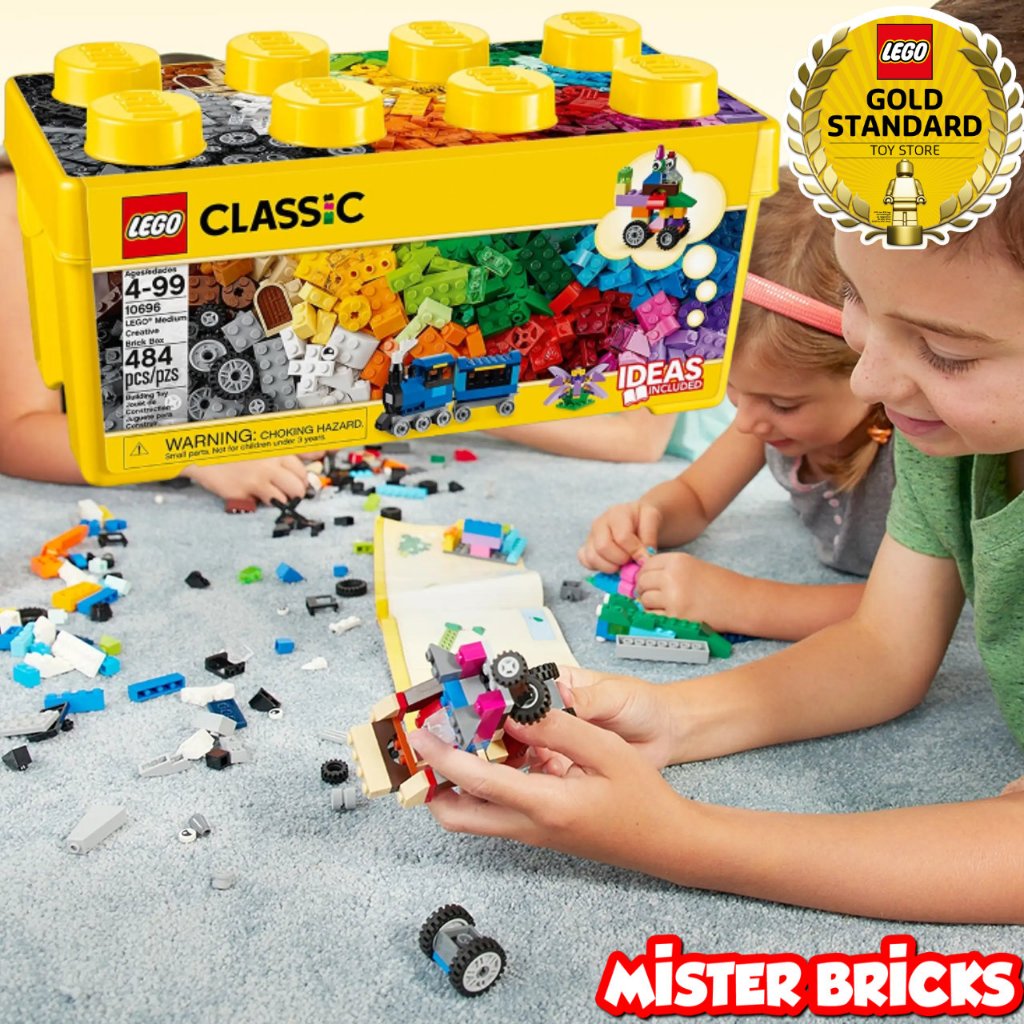 LEGO® Classic 10696 Medium Creative Brick Box ชุดอิฐสร้างสรรค์หลากสี ...