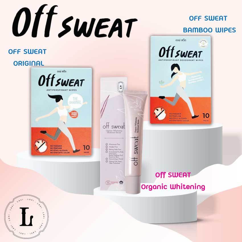 OFF SWEAT ORIGINAL/OFF SWEAT BAMBOO WIPES/ Offsweat Organic Whitening ...